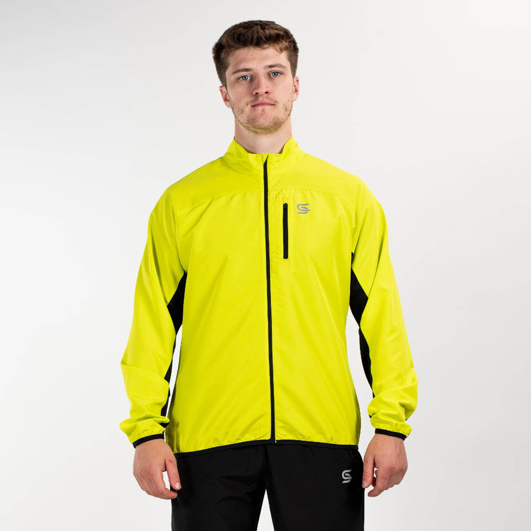 Windbreaker Lime | Jacket for Men | Sports Cartel