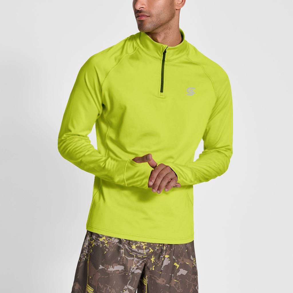 MidLayer Lime | Workout Shirt For Men's | Sports Cartel